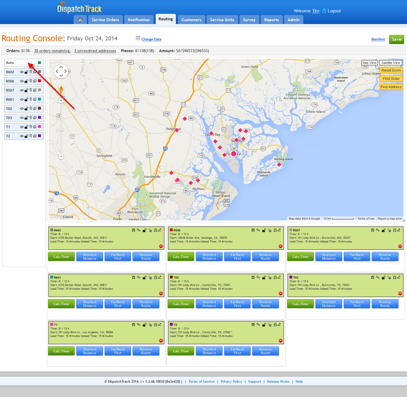 How do I do the Auto Routing?