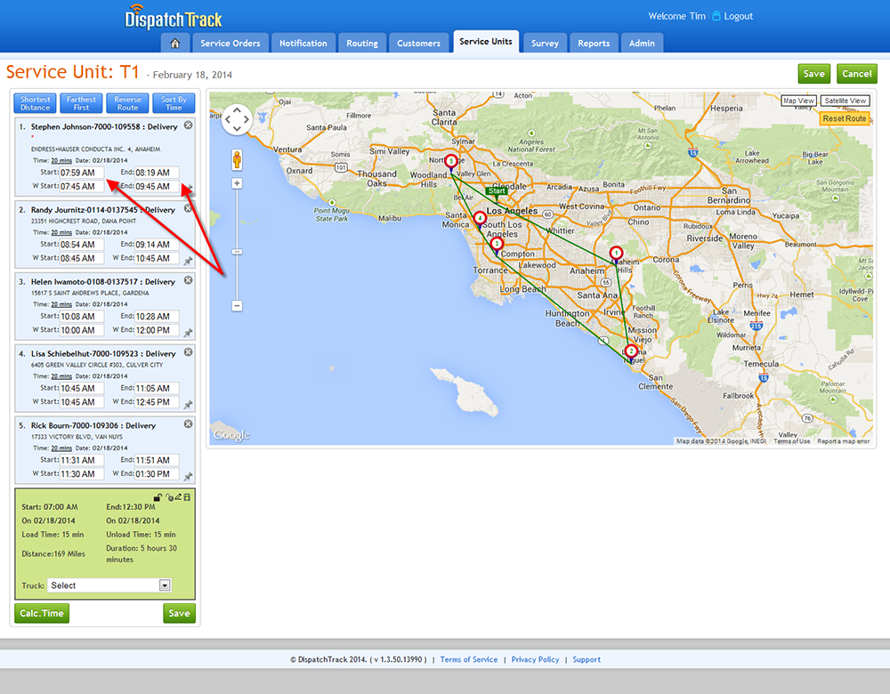 3. The stops are on the left side. If you want to make any alterations ...