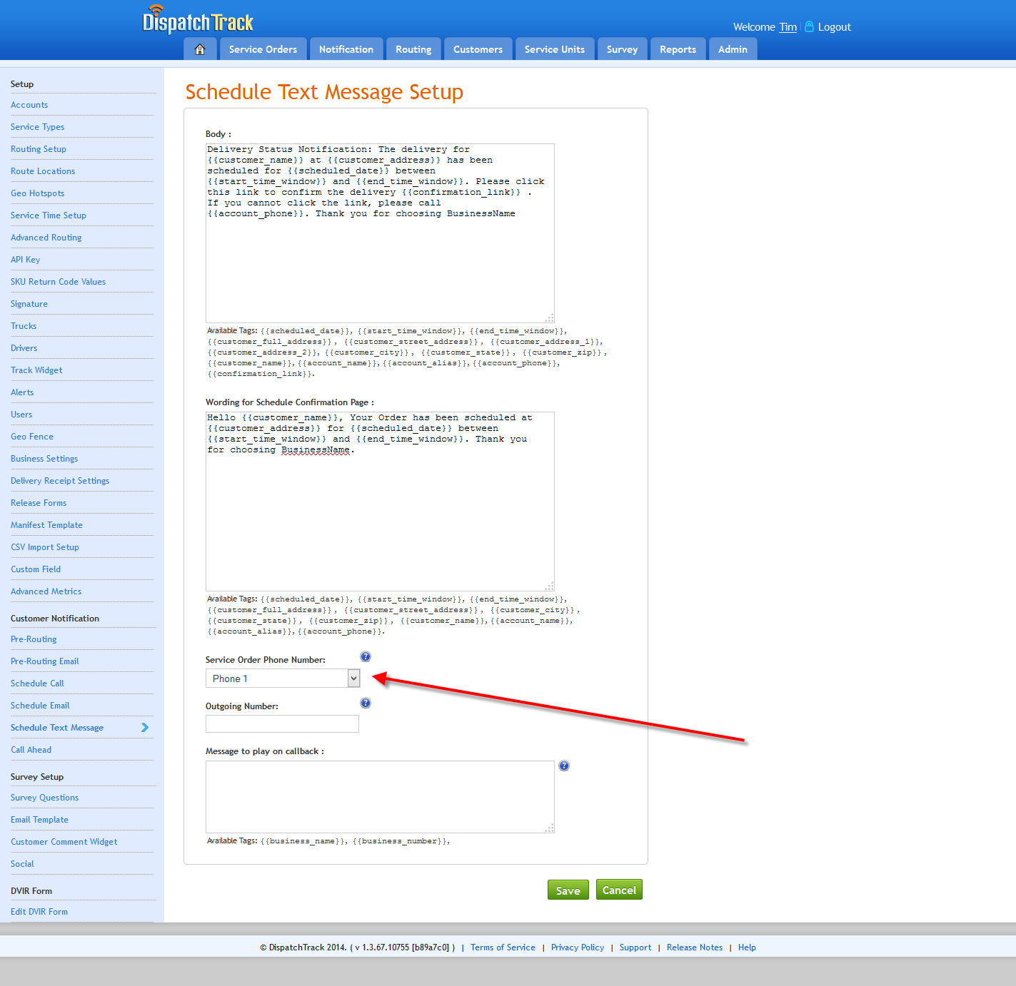 If the customer clicks on the confirmation link, what the customer gets ...